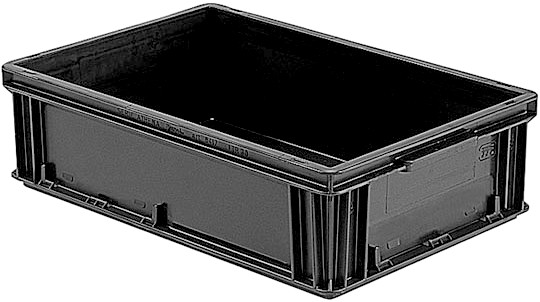 cassette rettangolari polipropilene 60x40 conduttivo nero cassette rettangolari polipropilene 60x40 conduttivo nero